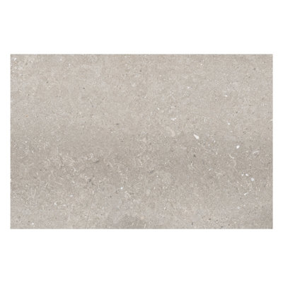 Azure Matt Grey Concrete Effect Porcelain Outdoor Tile - Pack of 1, 0 ...