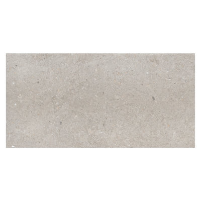 Azure Matt Grey Concrete Effect Porcelain Outdoor Tile Pack of 1 Tile 0 ...