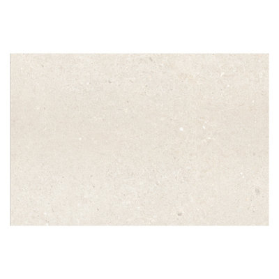 Azure Matt White Concrete Effect Porcelain Outdoor Tile - Pack of 40 ...