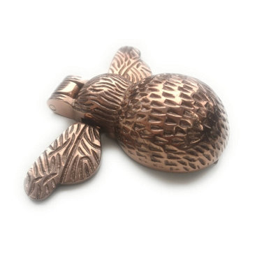 B&M - BUMBLEE BEE FRONT DOOR KNOCKER ANTIQUE COPPER HIGH QUALITY CAST ...