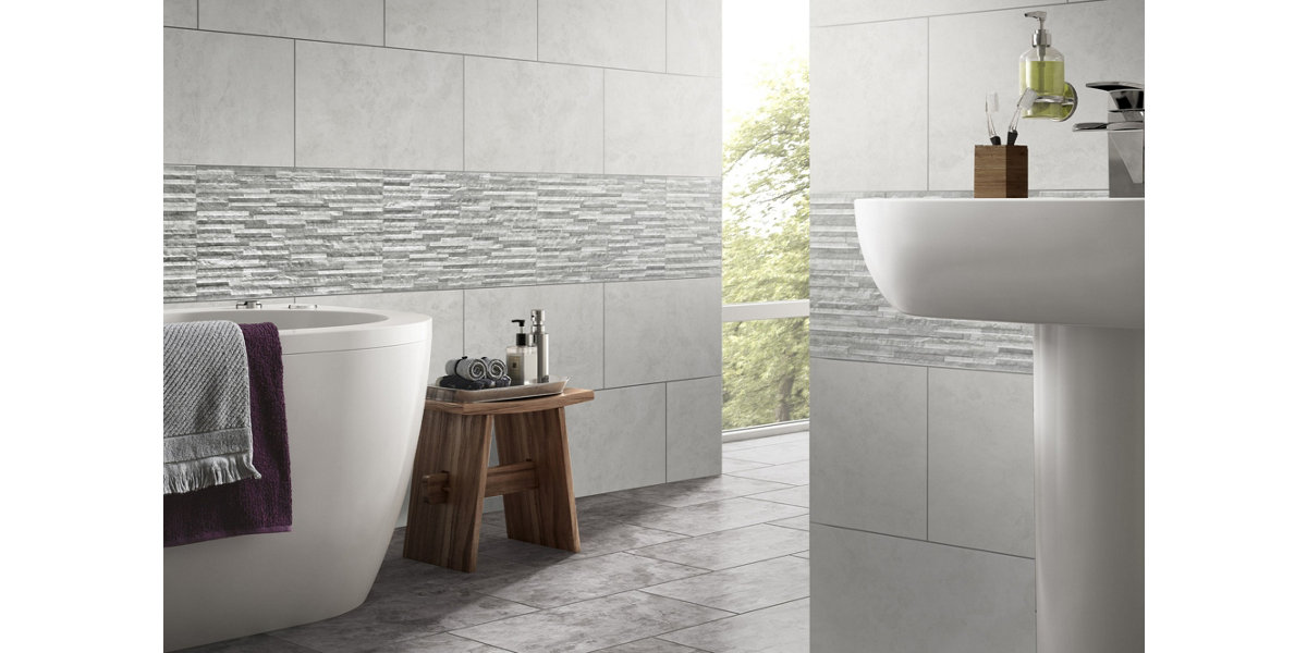 Bathroom tile ideas at B&Q