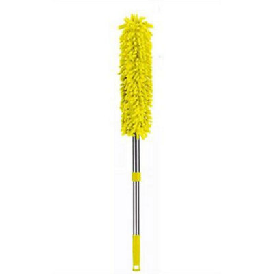 B386 High-Quality Chenille Noodle Duster Telescopic Handle Assorted Colors