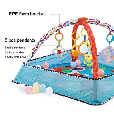 Baby Fitness Frame & Play Mat , Infant Activity Gym, Crawling Blanket ...