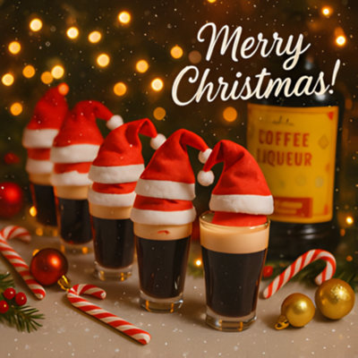 Baby Guinness Shot Glasses Unbreakable Tritan Plastic 25ml Pack of 8