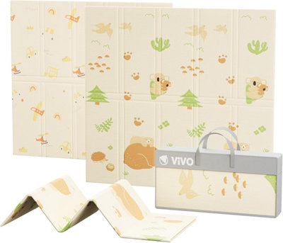 Baby Play Mat Large Reversible Foldable Waterproof Foam Non Slip Koala ...
