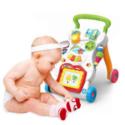 Baby Walker First Steps Activity Bouncer Musical Toys Car Along