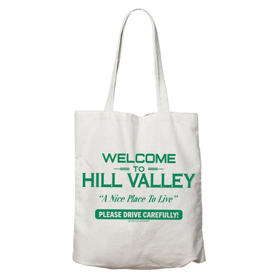 Buy Back the Future Hill Valley Tote Bag | DIY at B&Q