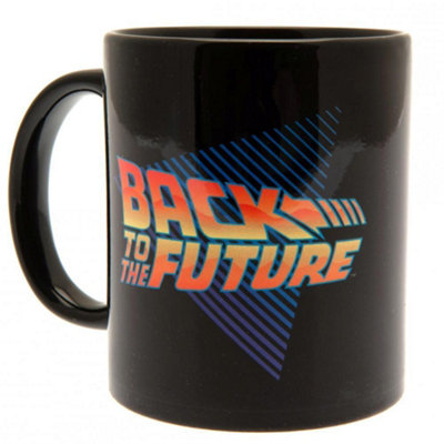 Back To The Future Mug Black (One Size) | DIY at B&Q