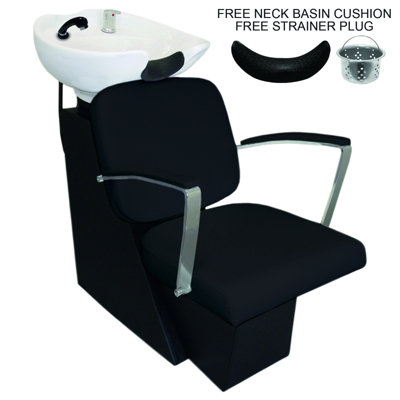 Backwash Salon Hairdressing Chair Barber Tilting Basin Sink