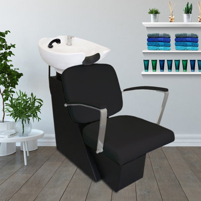 Backwash Salon Hairdressing Chair Barber Tilting Basin Sink