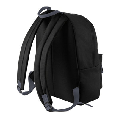 Bagbase Childrens/Kids Fashion Backpack Black (One Size)