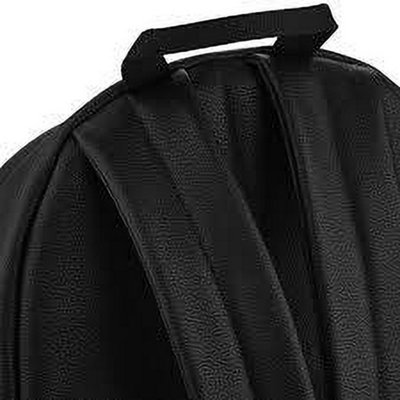 Bagbase Faux Leather Fashion Backpack Black (One Size)