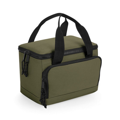 Bagbase Recycled Mini Cooler Bag Military Green (One Size)