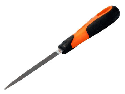 Bahco 1-170-08-2-2 Three 3 Square Second Cut File 8 Inch 200mm Ergo ...