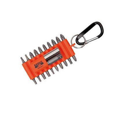 Bahco 22 Piece Screw Driver Bit Set Keyring with Socket Adaptor 59S/22 ...