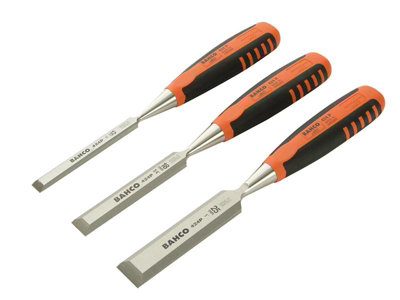 Bahco 424-P Premium Bevel Edge Chisel Set - 3 Sizes for Precision ...