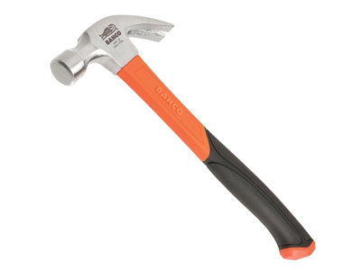 Bahco 428 Curved Fibreglass Claw Hammer 570g - Perfect for DIY and ...