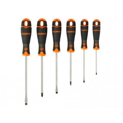 Bahco B219.006 Bahcofit Screwdriver Set, 6 Piece Multi Colour (One Size)