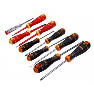 Bahco B219.110 Bahcofit Xl Screwdriver Set, 10 Piece Multi Colour (One ...