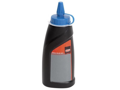 Bahco CHALK-BLUE Marking Chalk Pour Bottle Blue 227g BAHCLBLUE | DIY at B&Q