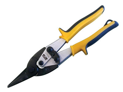 Bahco MA421 Yellow/Blue Aviation Compound Snips for Straight Cuts ...
