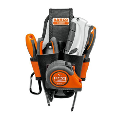 Bahco Multi Purpose Tool Screwdriver TapeKnife Plier Holder Pouch 4750 ...