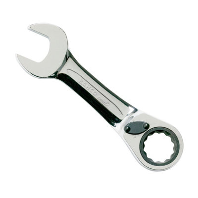 Bahco Stubby Ratchet Combination Wrench Spanner - short series 10RM-17