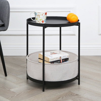 Bakewell - Side Coffee Table - (Black) | DIY at B&Q