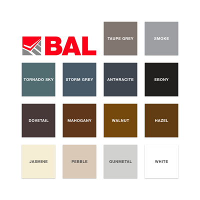 BAL Micromax Sealant, Gunmetal Grey Anti-mould Silicone, 310ml
