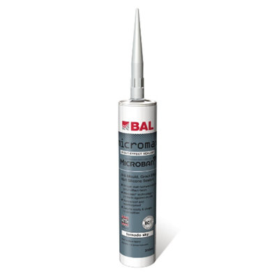 BAL Micromax Tornado Sky Grout Effect Tile Sealant, Anti-Mould Silicone ...