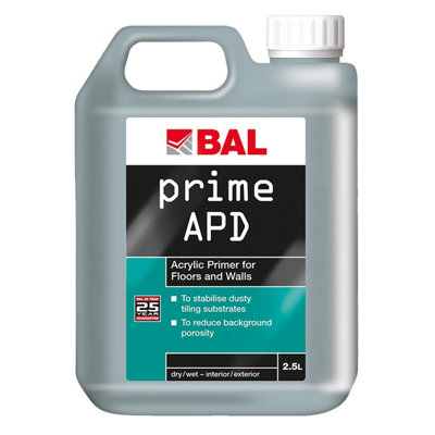 BAL Rapid-Drying Acrylic Wall & Floor Prime APD Ceramic & Porcelain ...