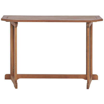 Balcony Dining Set 4 Seater TREIA Acacia Wood Brown