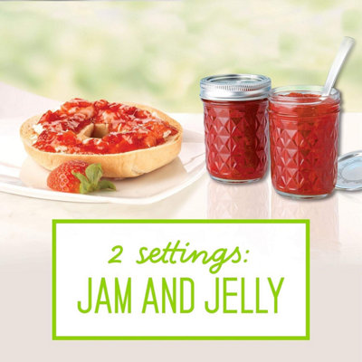 Ball Mason Jars FreshTECH Jam and Jelly Maker Makes Fresh Jam in 30 Minutes