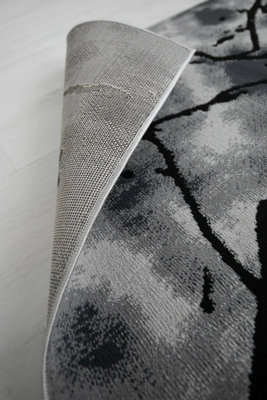 Balletto Rug 19NA Beige/Black Home Décor | DIY at B&Q