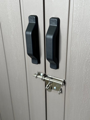 Balmoral Plastic Resin Dual-Wall High Density Garden Shed - 7 x 3.7 ft