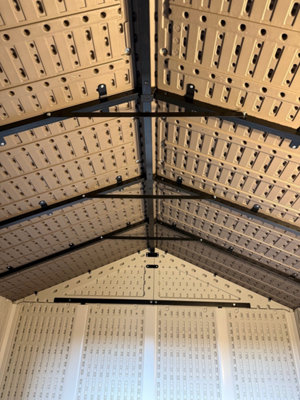 Balmoral Plastic Resin Dual-Wall High Density Garden Shed - 7 x 3.7 ft