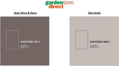 Balmoral Plastic Resin Dual-Wall High Density Garden Shed - 7 x 7 ft