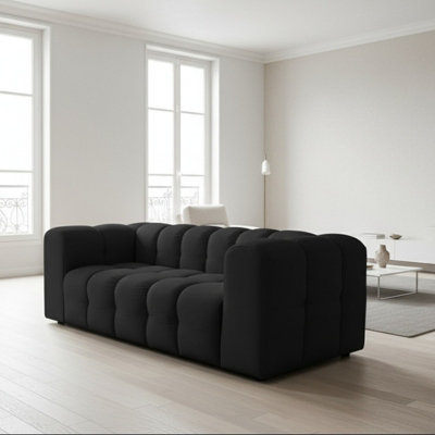 BALOO Two Seat Elegant Modern Sofa Graphite