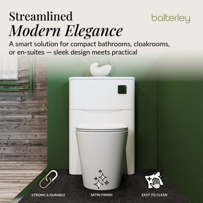 Balterley Arch Bathroom Floor Standing Concealed Cistern Toilet Unit ...