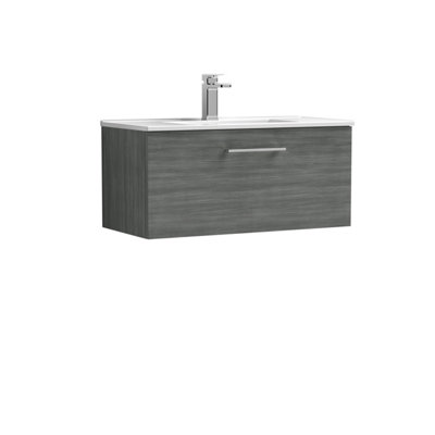 Balterley Contemporary Bathroom 1 Soft Close Drawer & Minimalist Wall ...