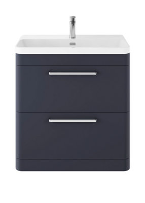 Balterley Croxden 800mm Floor Standing 2 Drawer Vanity Unit with ...