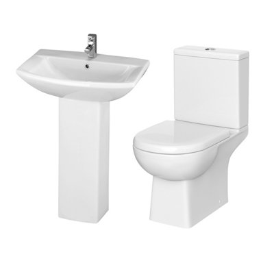 Balterley Destin Suite: Close-Coupled Toilet with Dual-Flush Cistern ...