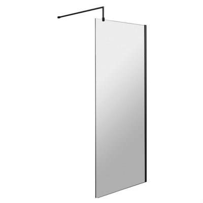 Balterley Drakelow 8mm Toughened Safety Glass Wetroom Screen with ...