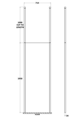 Balterley Ellerton Contemporary Bathroom 8mm Glass Profile Wetroom ...