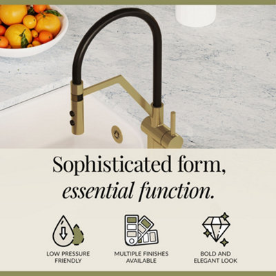 Balterley Haughton Kitchen Mono Mixer Tap with Single Lever Handle ...
