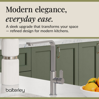 Balterley Ipstones Kitchen Mono Mixer Tap with Single Lever Handle ...