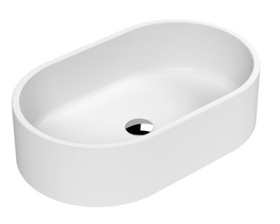 Balterley Nova Oval Countertop Vessel Basin for Modern Bathroom Vanity ...