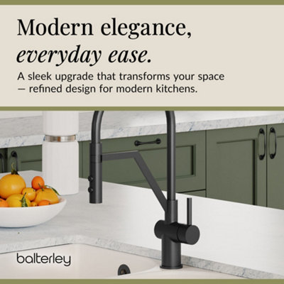 Balterley Rana Kitchen Mono Mixer Tap with Single Lever Handle, High ...