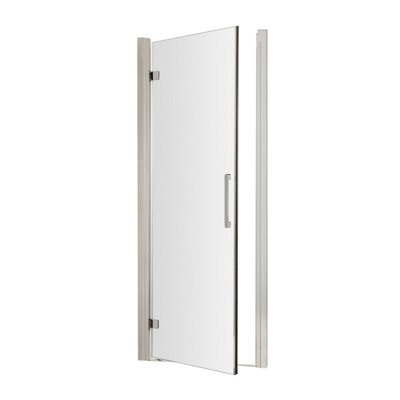 Balterley Sonic 800mm Hinged Shower Door with 8mm Glass, Bar Handle ...