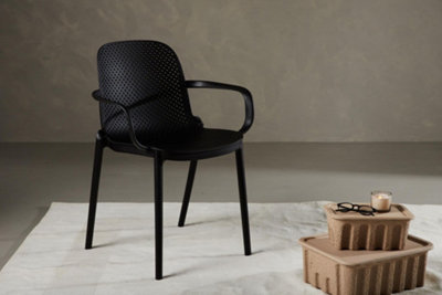 Baltimore Dining Chair , Black